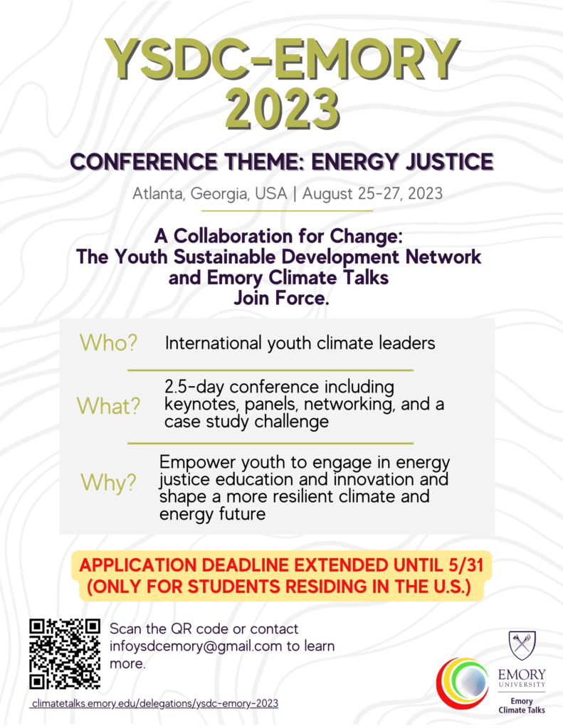 Youth Sustainable Development Conference - Climate @ Emory